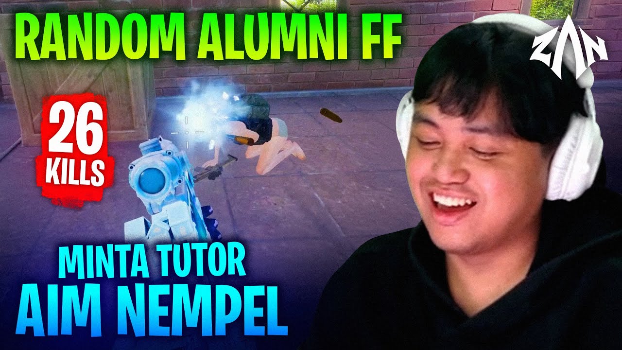 Random Alumni FF Minta Tutor AIM Nempel - 26 Kills | PUBG Mobile Indonesia - YouTube