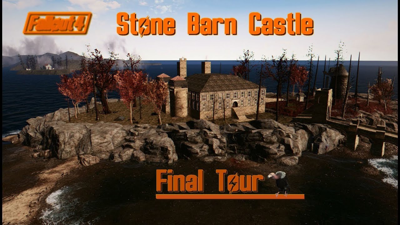 Fallout 4 Stone Barn Castle - Final Tour! - YouTube
