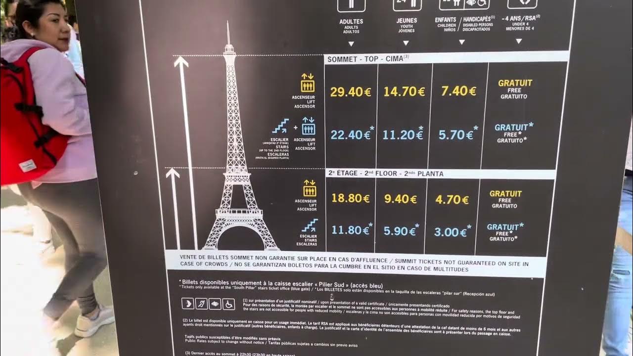 Eiffel Tower prices to ascend - YouTube