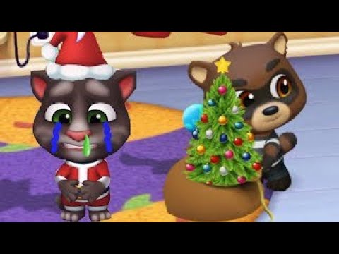 El Gato TOM Y SUS AMIGOS , ROY RAKOON ROBÓ LA NAVIDAD 😥😥Talking Tom ...