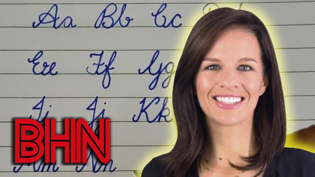 #BHN Why the 'feck' would anyone need to learn cursive in 2024 - YouTube
