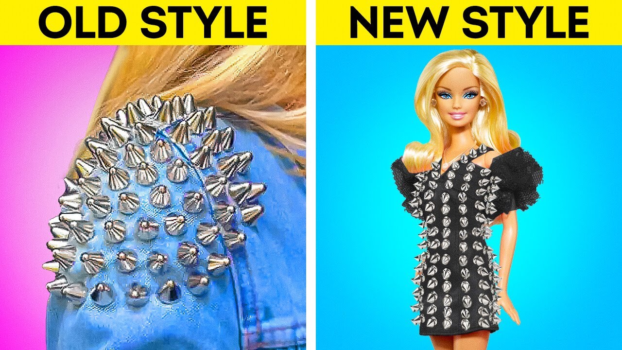 Rich VS Poor Barbie 🌈 Rainbow Doll Transformation Ideas - YouTube