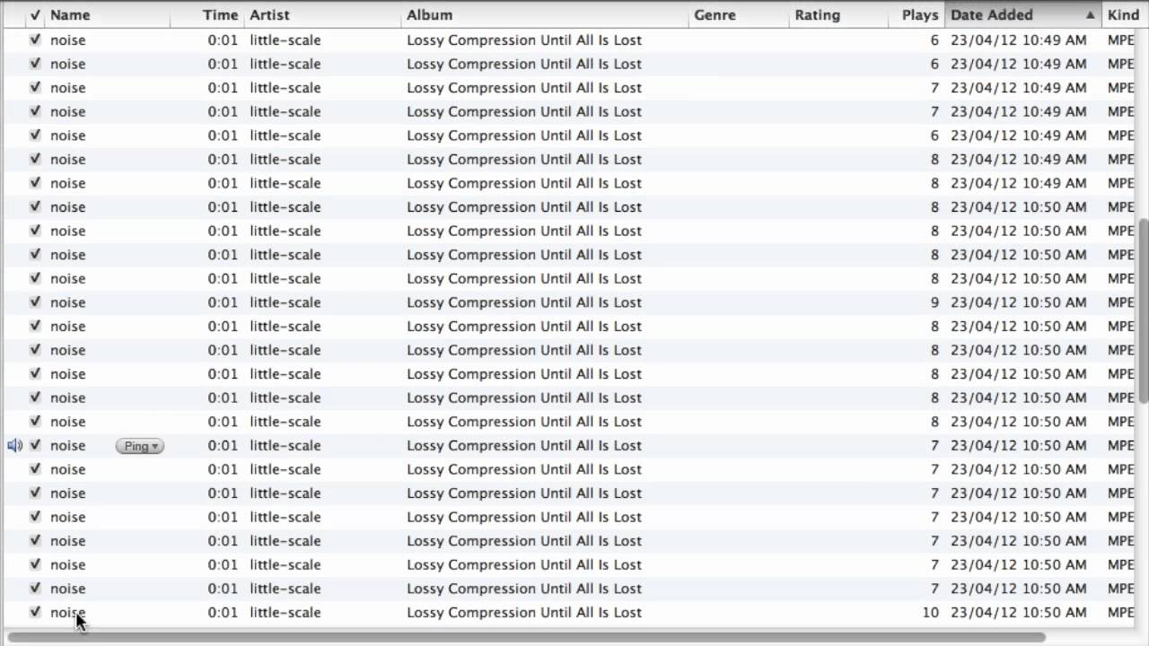 Lossy Compression Until All Is Lost: Iterative MP3 Compression - YouTube