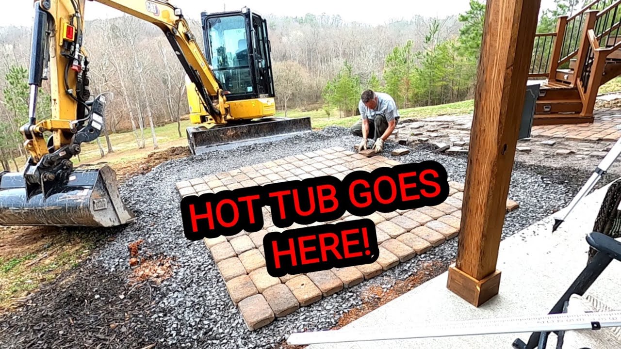 HEY SAM! CAN YOU BUILD A PAD FOR MY HOT TUB? - YouTube
