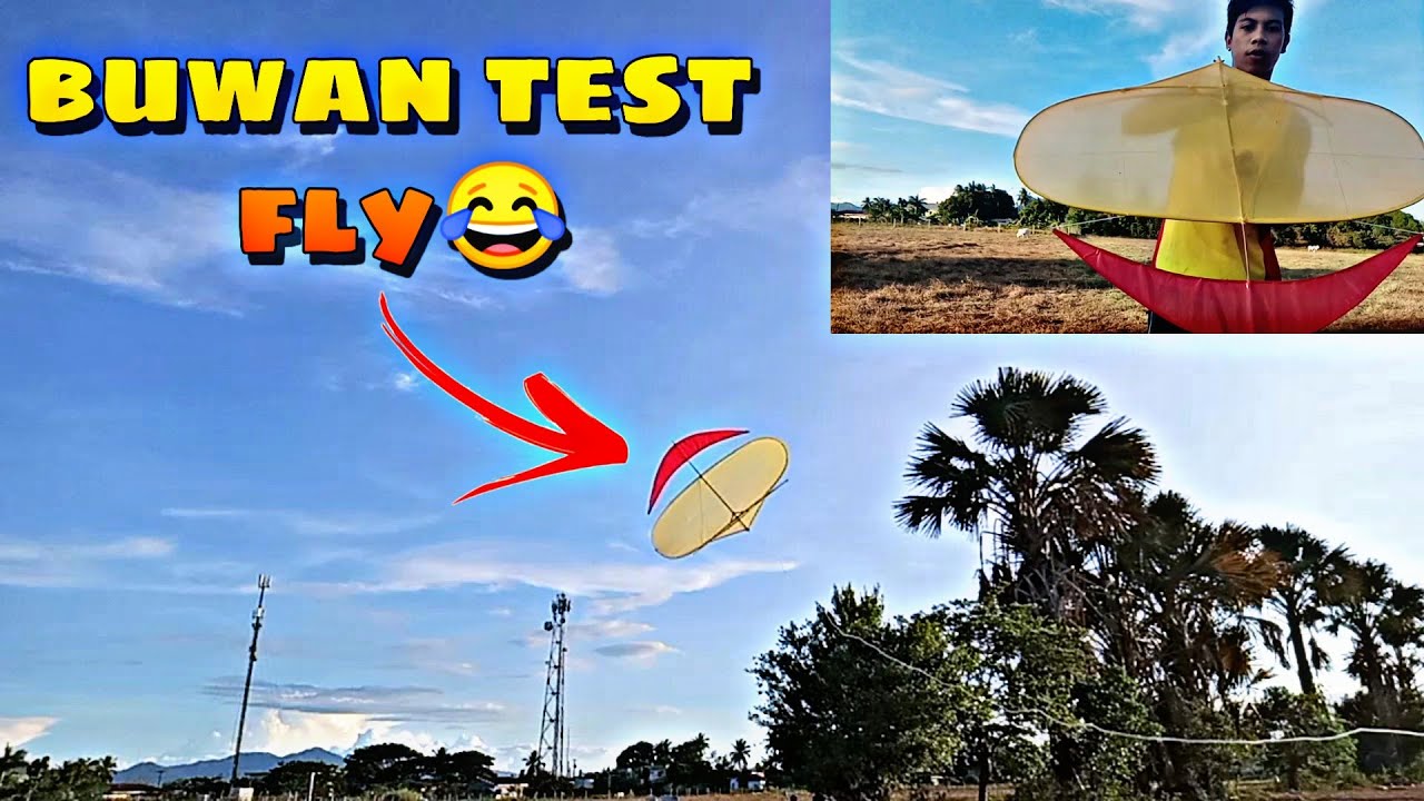 saranggola Test fly sa bagong gawang pwet buwan + KALITAR VLOG. - YouTube