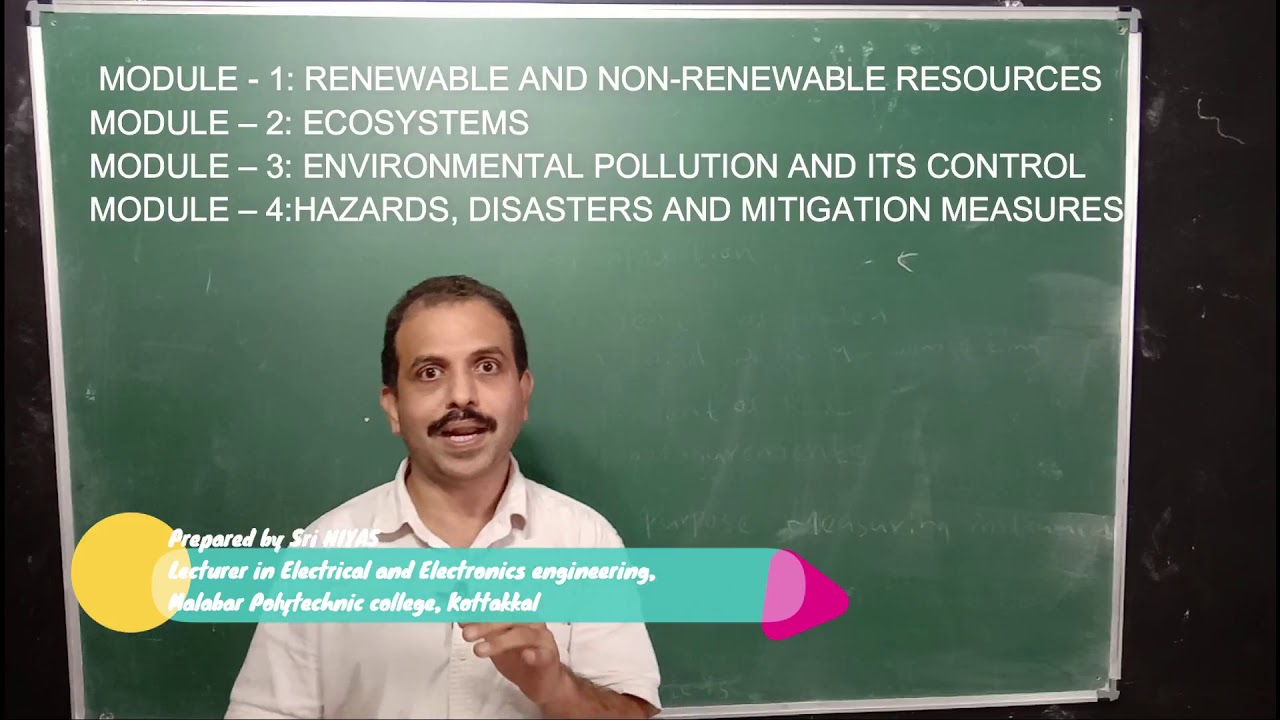ENVIRONMENTAL SCIENCE AND DISASTER MANAGEMENT- INTRODUCTION - YouTube