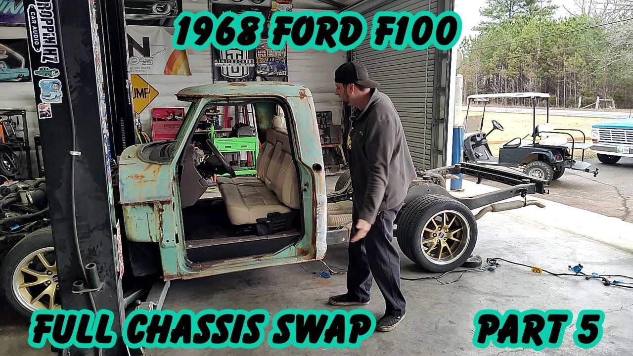 1968 Ford F100 Full Chassis Swap with a Mercury Grand Marquis Part 5 ...