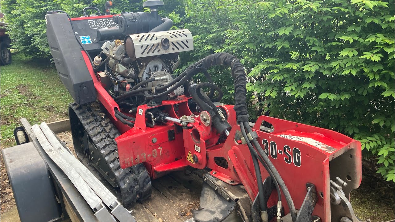 Cleaning A Barreto SG30 Stump Grinder #sidehustle #smallbusiness # ...