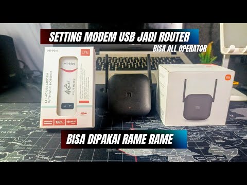 Cara menghubungkan modem usb 4G router ke penguat mi wifi range ...