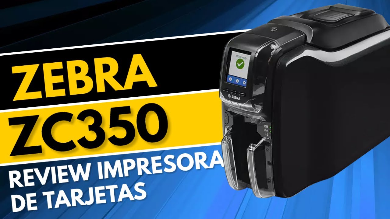 Zebra ZC350. Revisión a fondo de esta impresora de tarjetas. - YouTube
