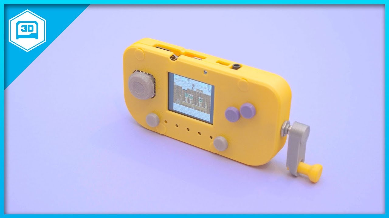 Pygamer Gaming Handheld Crank 3dprinting Adafruit Adafruit Youtube