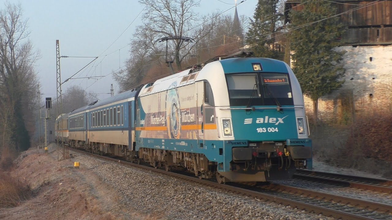 Alex Regional Express Train on a frosty morning - YouTube