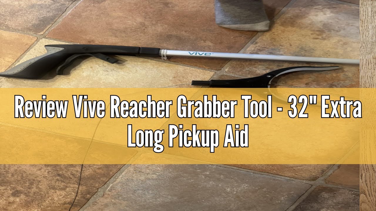 Review Vive Reacher Grabber Tool - 32" Extra Long Pickup Aid (2 Pack ...