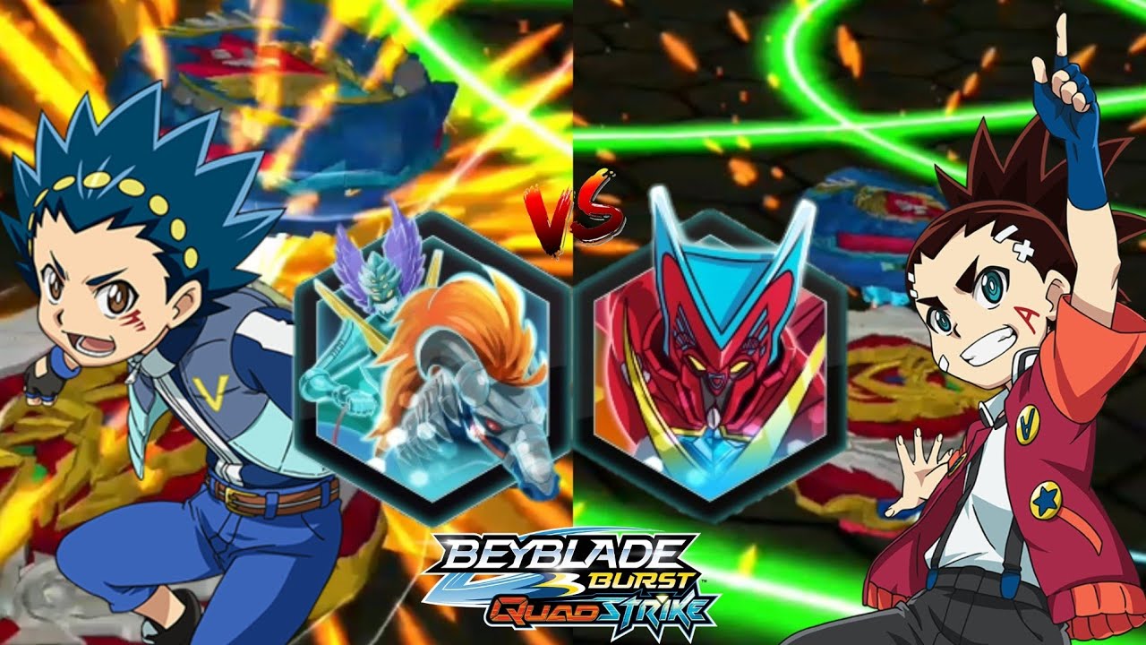 turbo Achilles vs turbo valtryek (valt aoi vs aiger akabane (beyblade ...