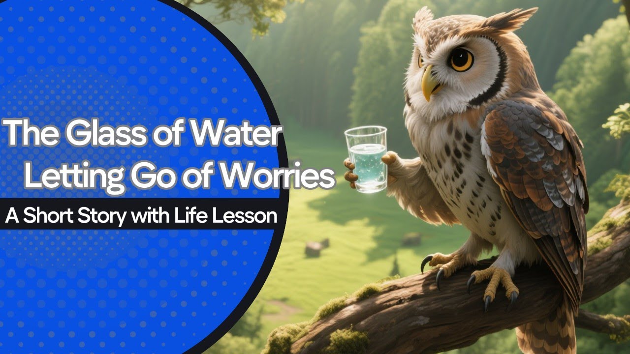 The Glass of Water 💧 | Letting Go of Worries | Moral Story for Kids ...