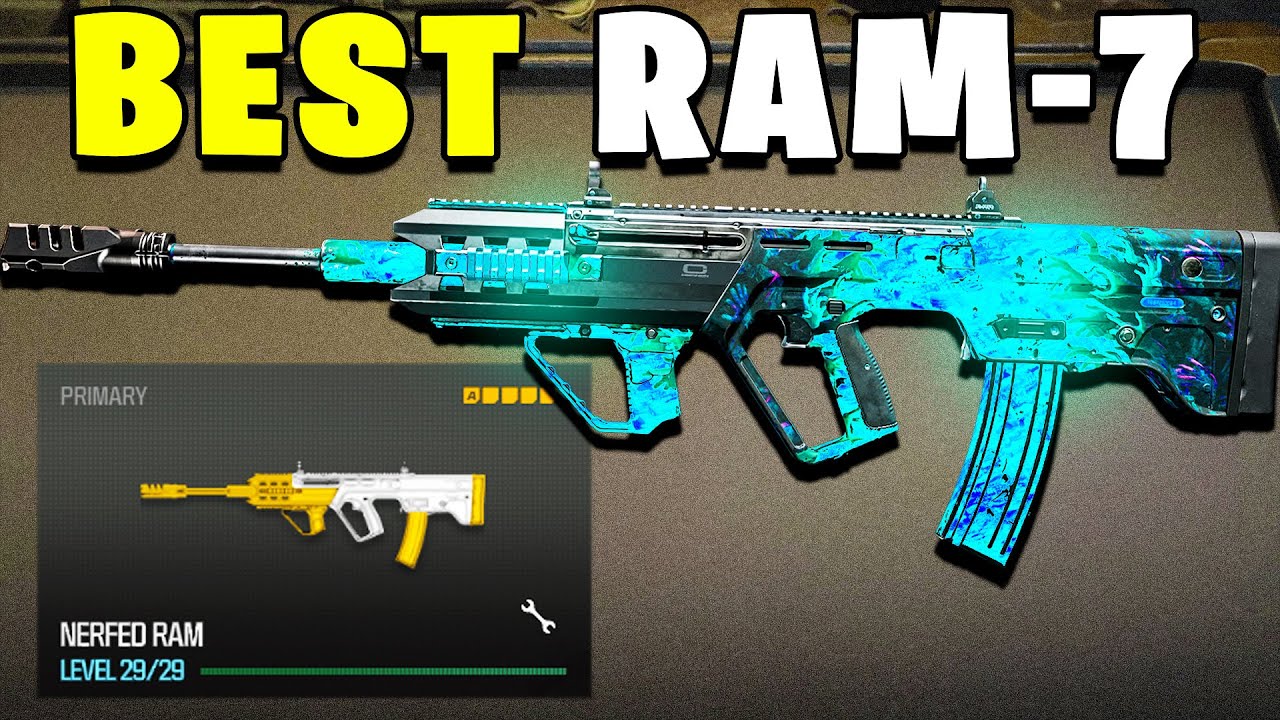 the new *BEST* RAM-7 CLASS in WARZONE 3! (Best RAM-7 Class Setup) - MW3 ...