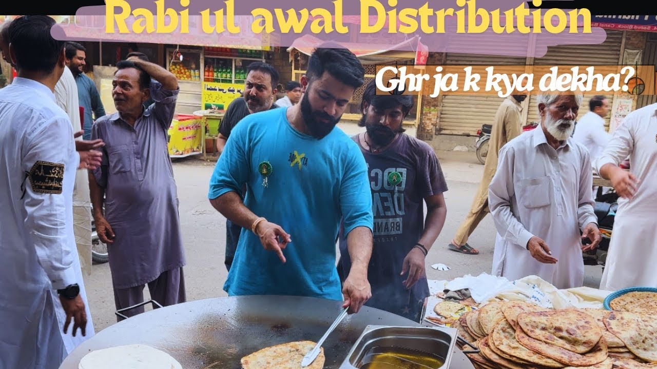 Rabi-Ul-Awal Distribution ️(faiziVlogs)#familyvlog #subscribe #vlog # ...