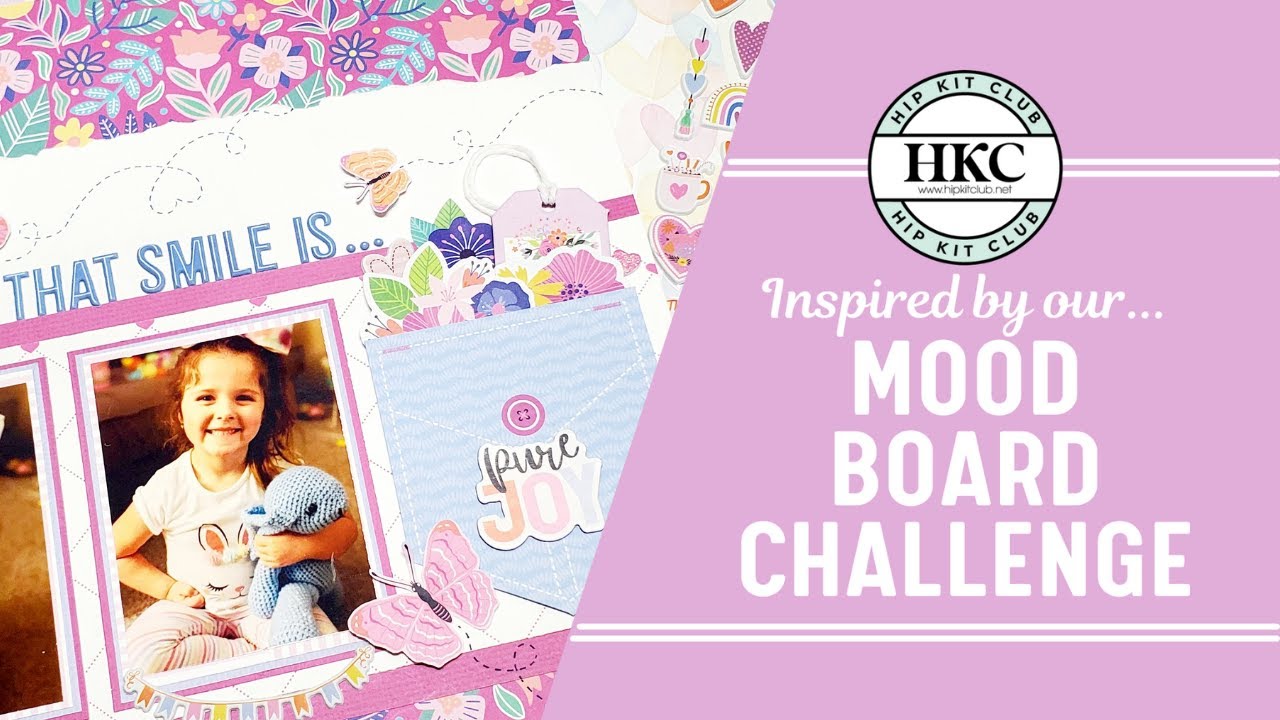 MARCH MOOD BOARD CHALLENGE - @JoanneBartell - YouTube