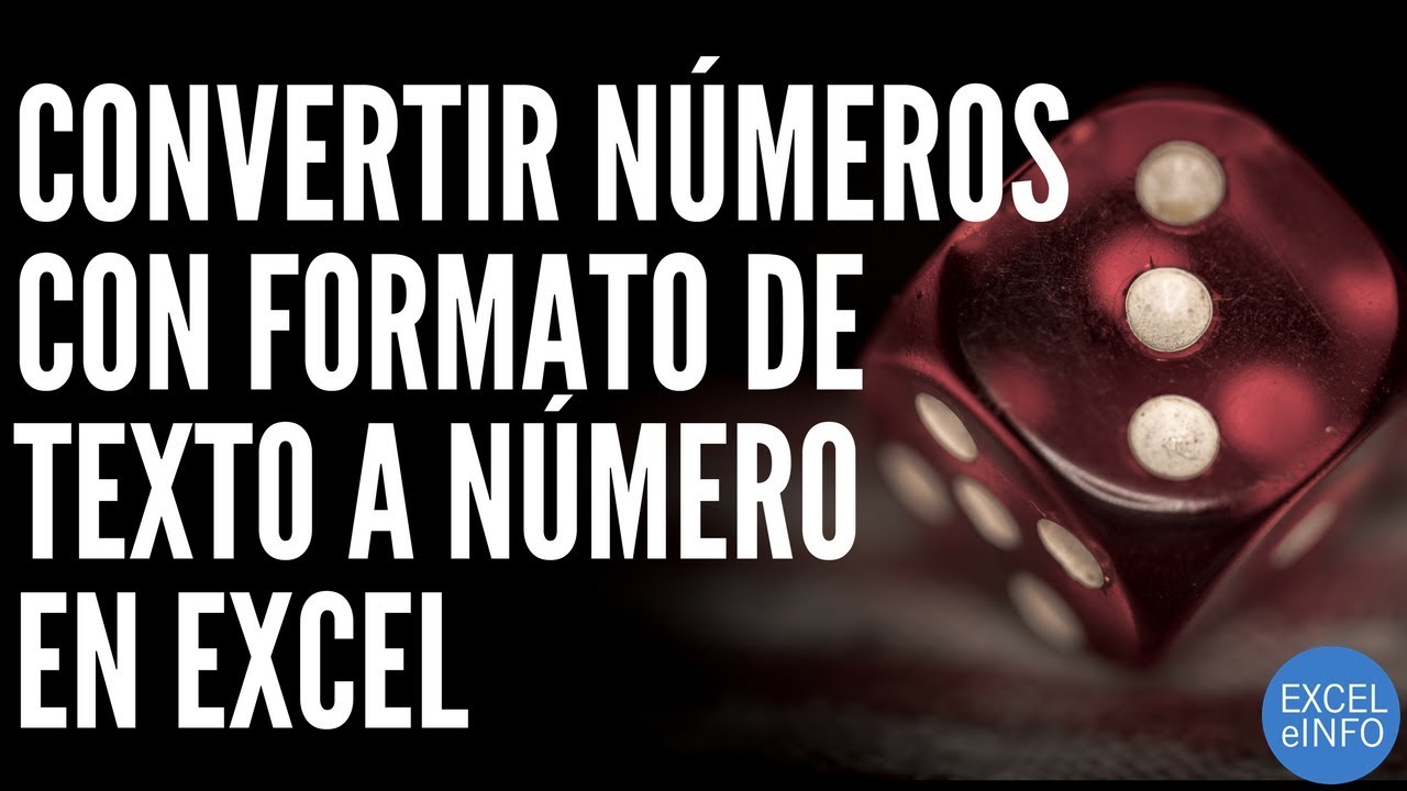3 Maneras Para Convertir Números Con Formato De Texto A Número Excel Con Y Sin Vba Exceleinfo