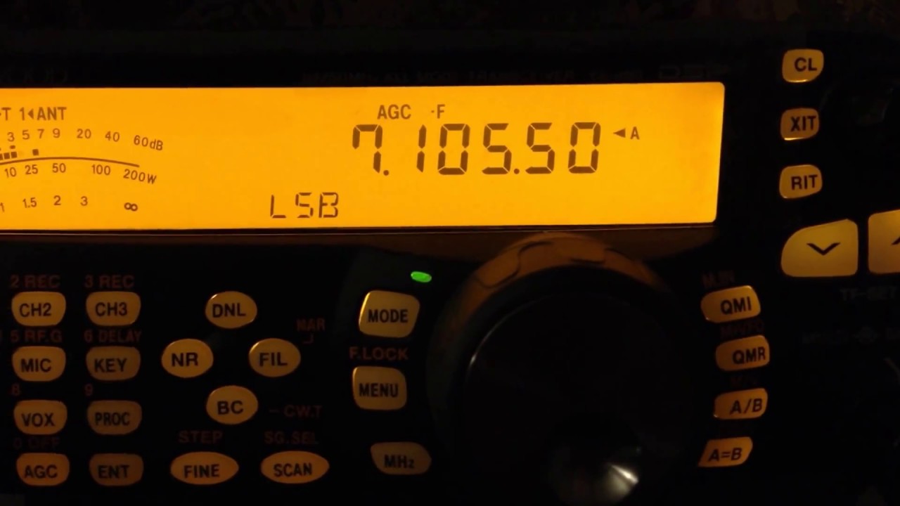 Icom IC-R20 40m. - YouTube