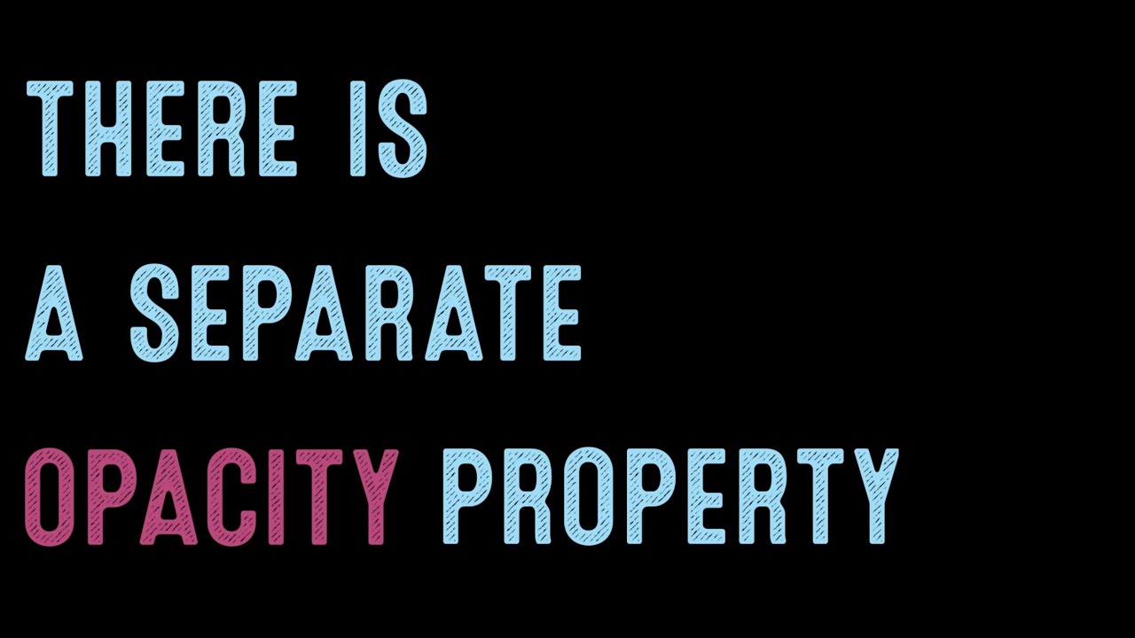 Coding for Beginners: The Opacity Property - YouTube