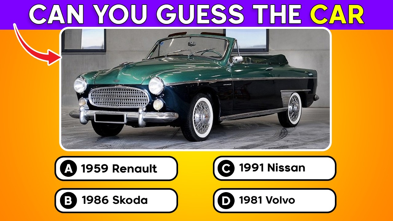 Classic Car Quiz | 95.7% Will FAIL This 30 RAREST CLASSIC Car In The UK ...