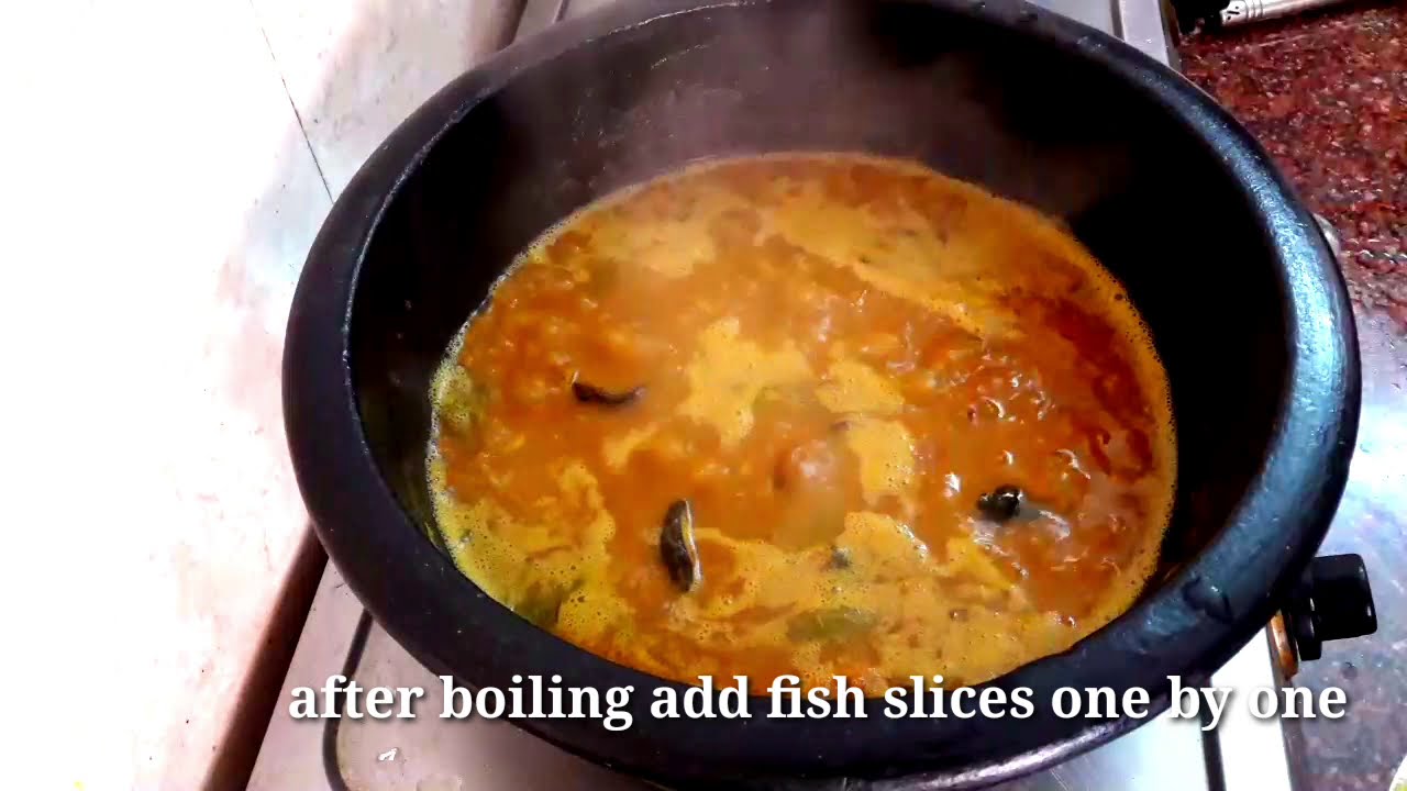 Kerala fish curry,kudampuli fish curry,meen kulambu,vanjara meen ...