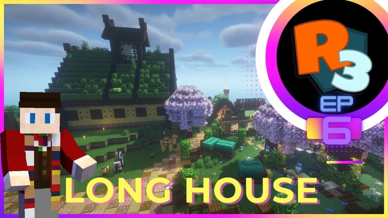 Ramble SMP S3 - Building a Storage Long House - Minecraft 1.20 - Ep 6 ...