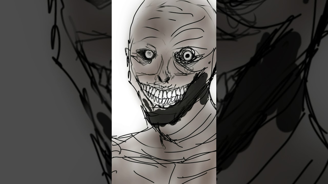 Scary speed drawing - YouTube