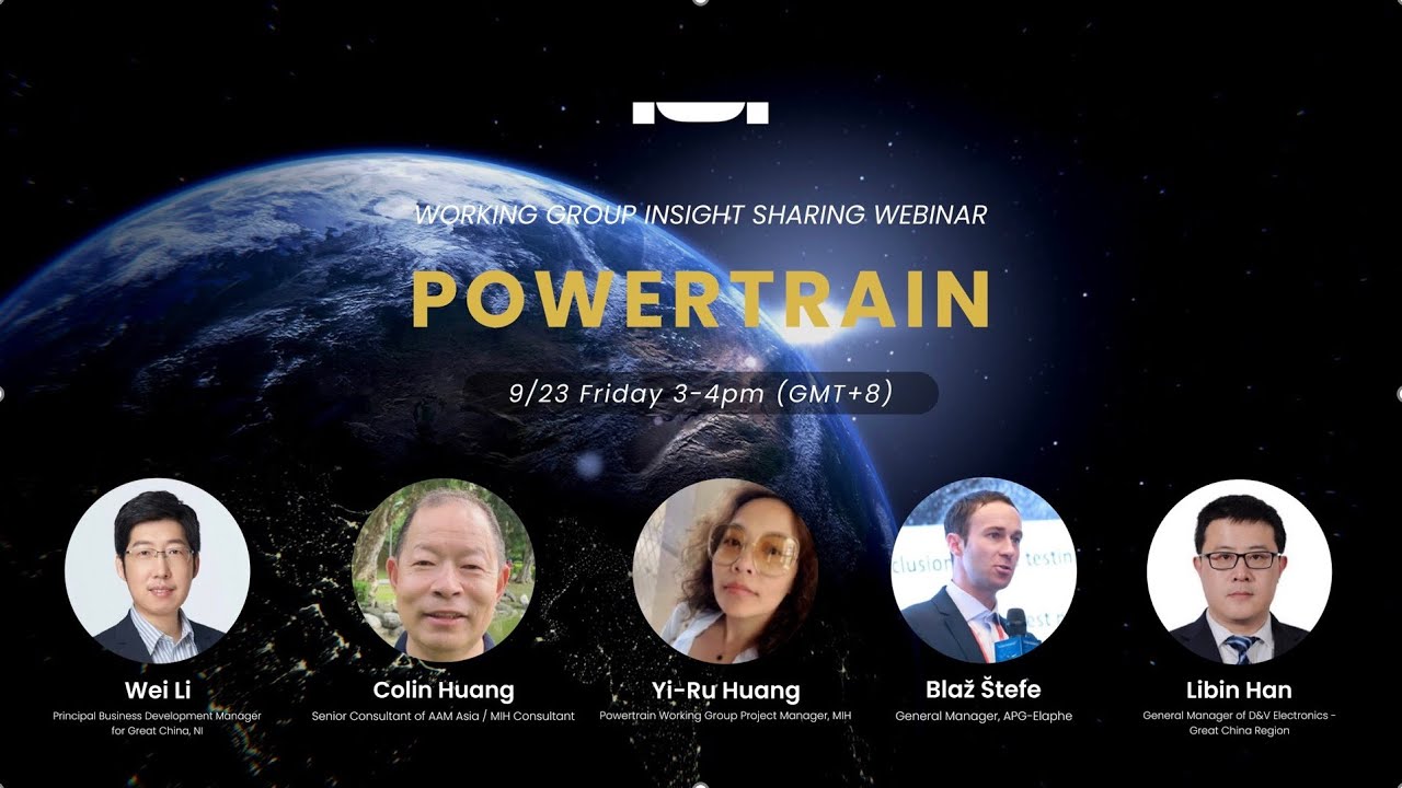 Powertrain Working Group Insight Sharing Webinar - YouTube