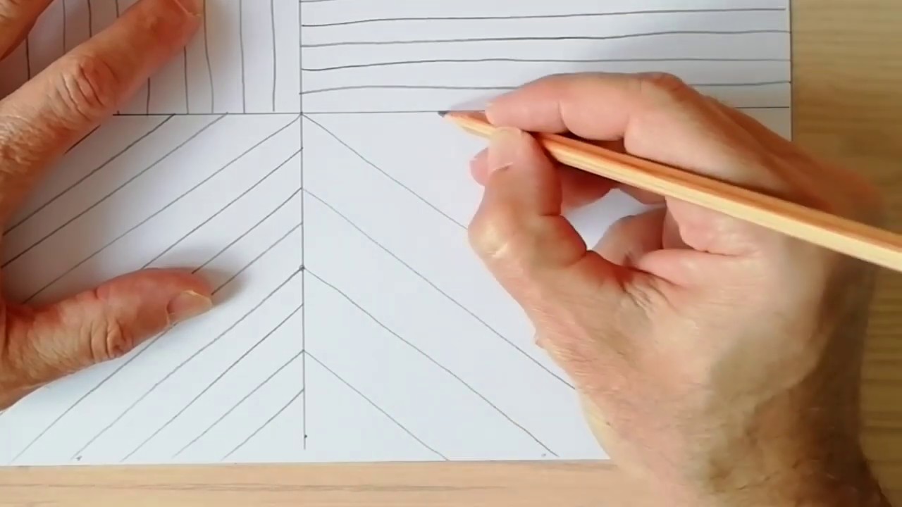 Curso de dibujo artístico: ejercicio práctico de trazado de líneas. Muy ...