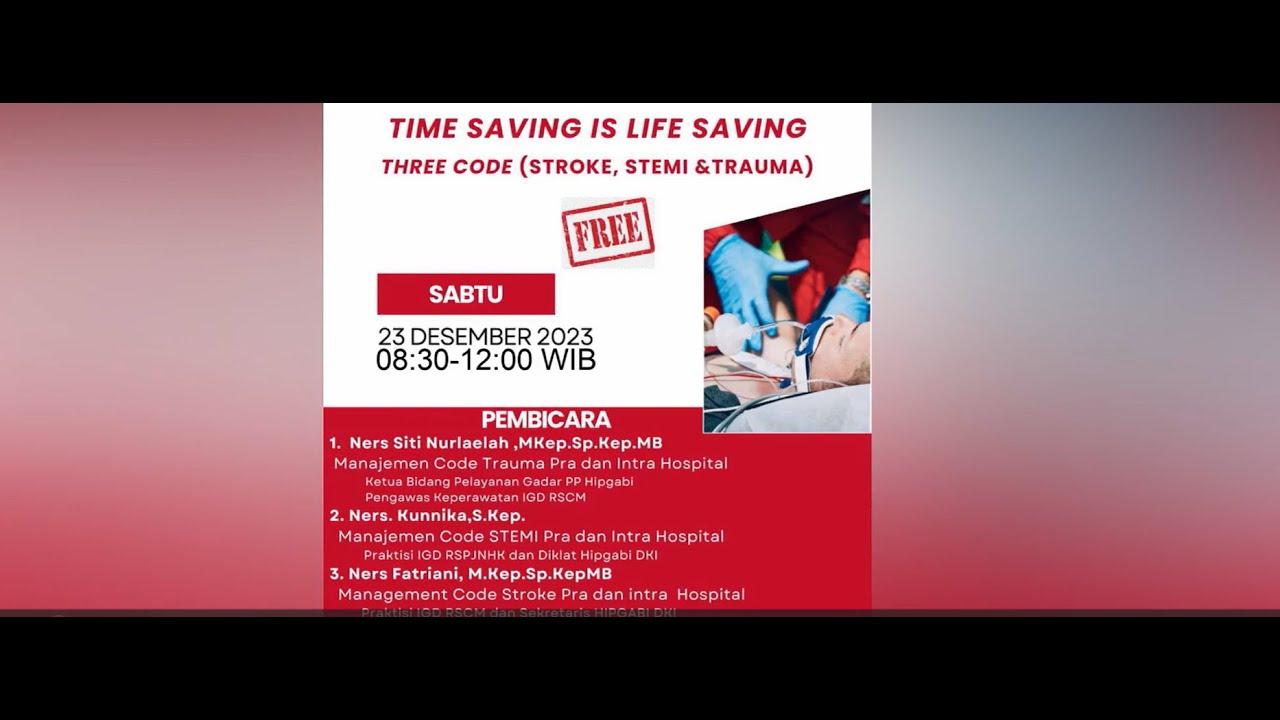 TIME SAVING IS LIFE SAVING THREE CODE (Stroke, STEMI & Trauma) - YouTube