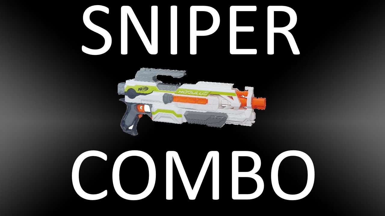 NERF Modulus Combos #1 - Sniper Combo - YouTube