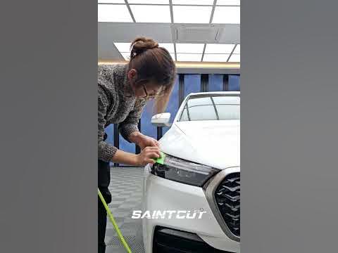 기아 K9 펜더+헤드램프 PPF 시공 | 세인트컷 PPF - YouTube