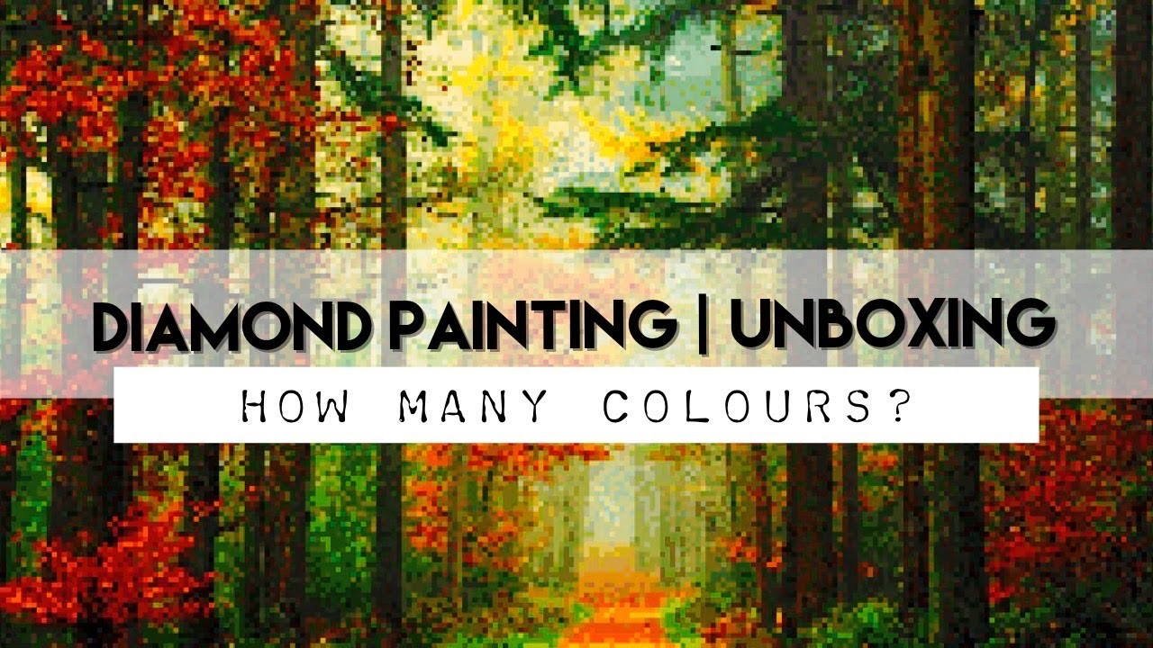 Diamond Painting Unboxing | 80 Colors - YouTube