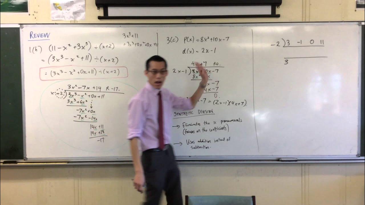 Long Division Review (3 of 4: A Faster Method [Synthetic Division ...