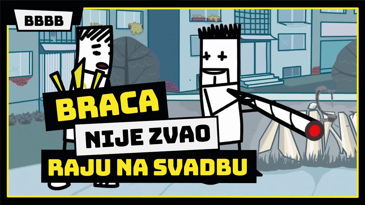 TATATIJETA | Braca nije zvao raju na svadbu | Animirana serija #BBBB ...