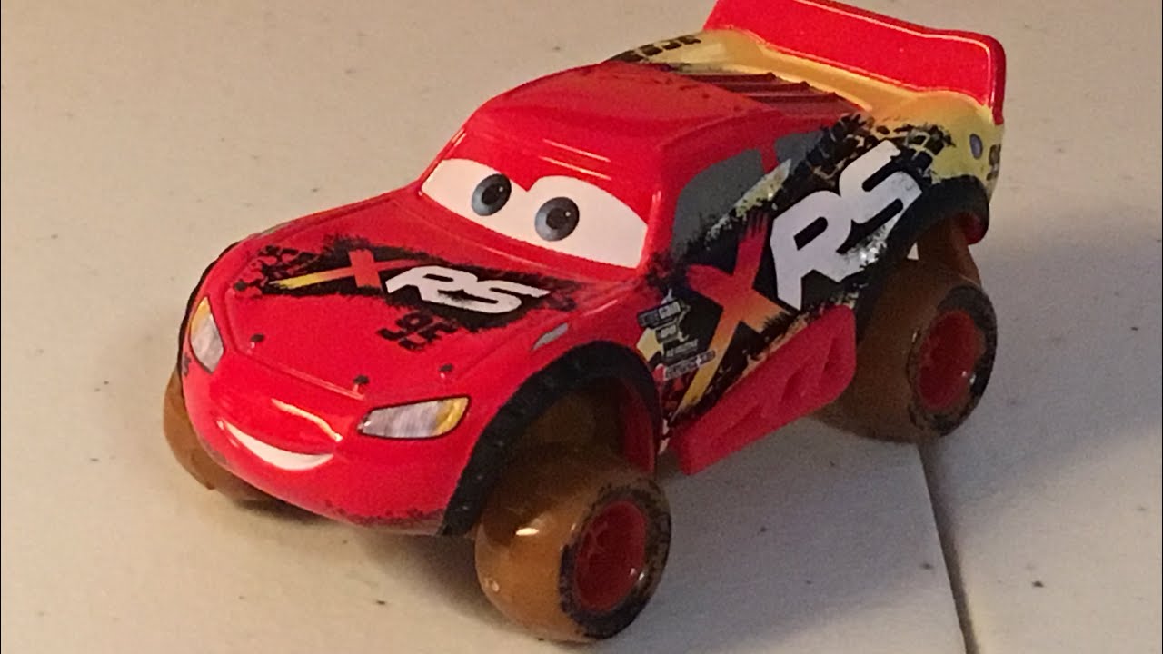 Disney Cars XRS Mud Racing Lightning Mcqueen Diecast Review - YouTube
