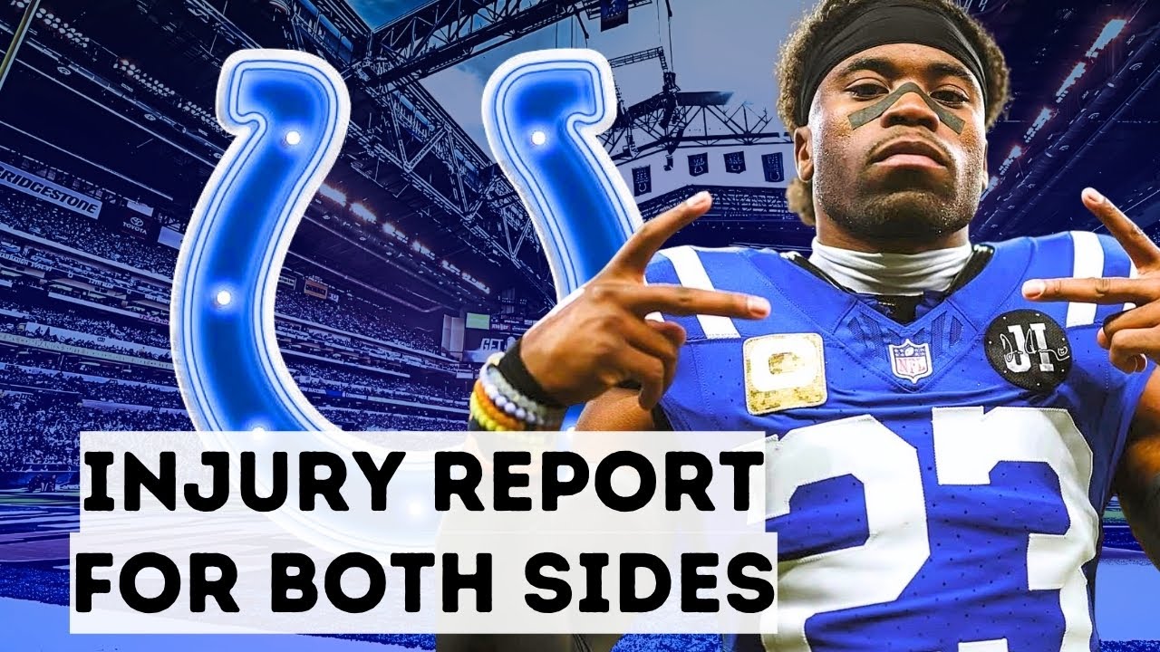 Indianapolis Colts Injury Report Has Names To Watch Before Key Matchup ...