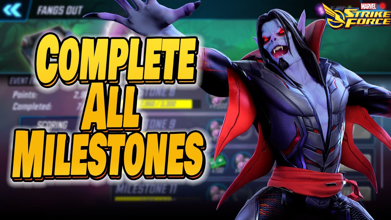 How To Get All Morbius Fangs Out Milestones From The Event - Marvel ...