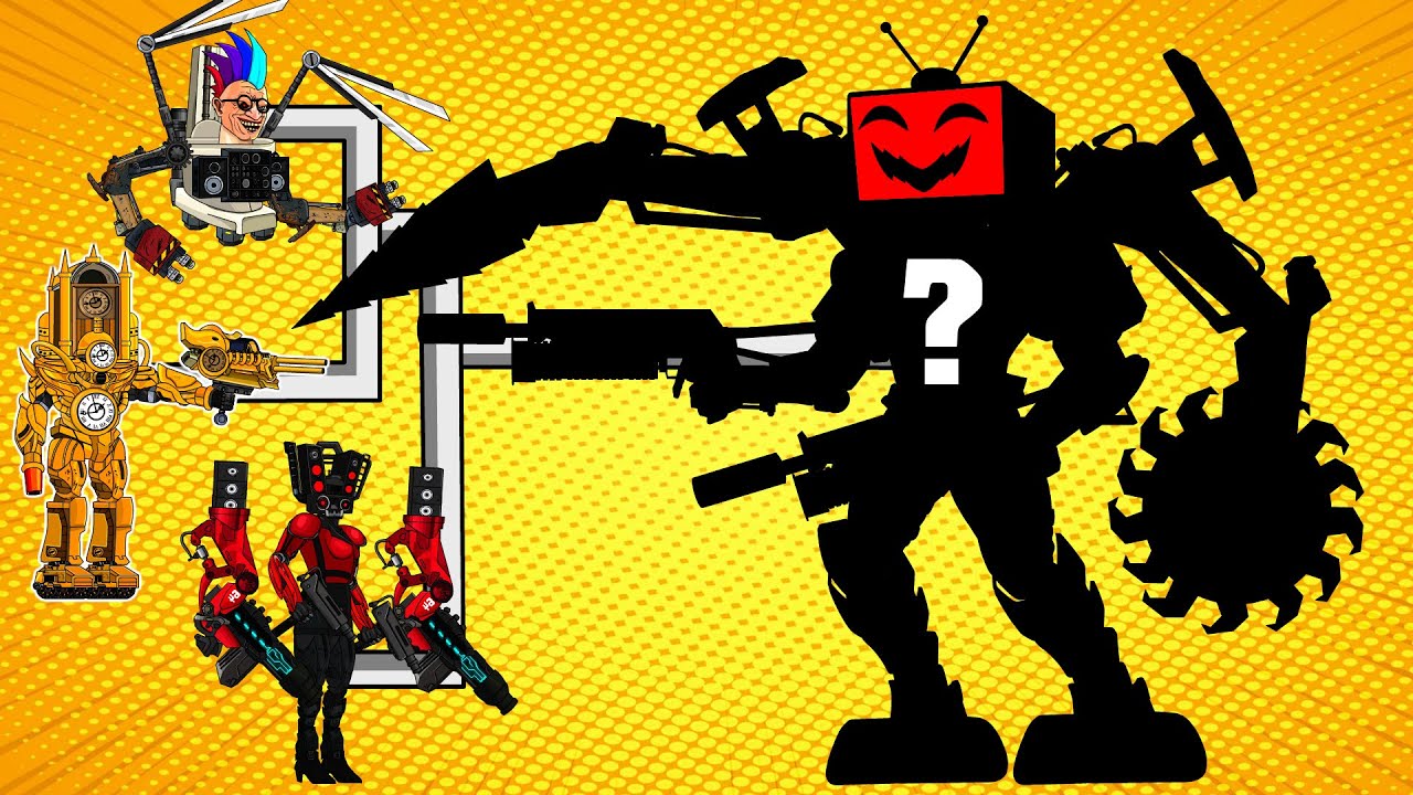 Transformers Tank: Giant TV Post-Apocalyptic VS Clocker Man / Speaker ...