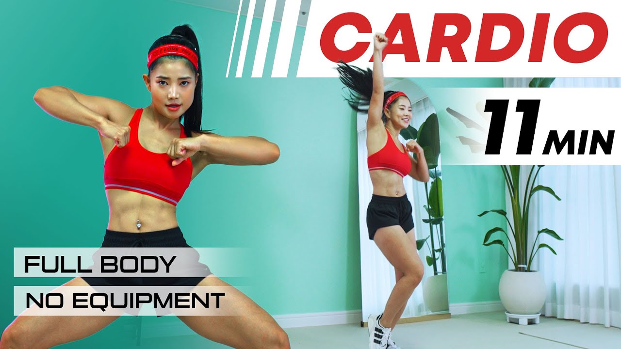 11 Min Exciting Cardio Workout. Full Body, No Equipment | MYLEE Home ...