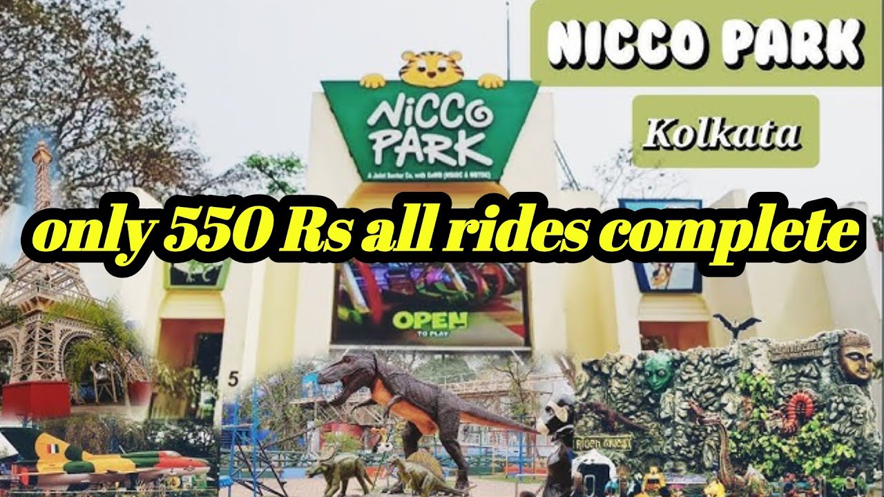 Nicco Park Kolkata।।Water Park in Kolkata।।Nicco park All Rides।। only 550 Rs all rides complete ...