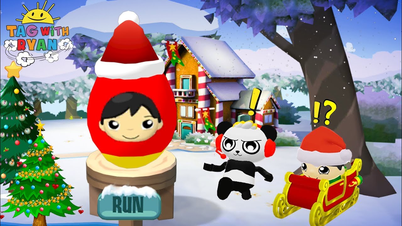 Tag with Ryan - Santa Ryan in his sleigh vs Combo Panda - Run Gameplay ...