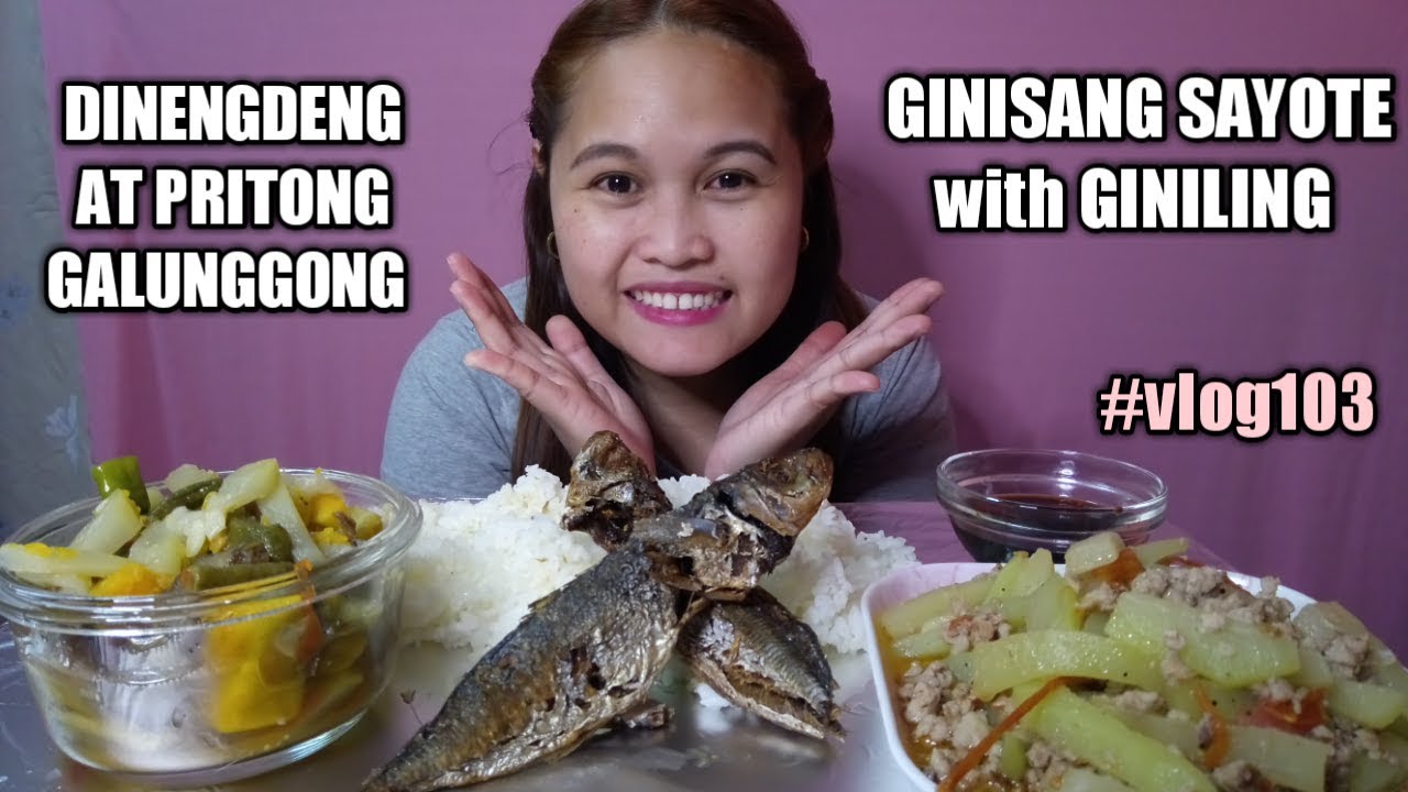 DINENGDENG AT PRITONG GALUNGGONG | GINISANG SAYOTE SA GINILING ...