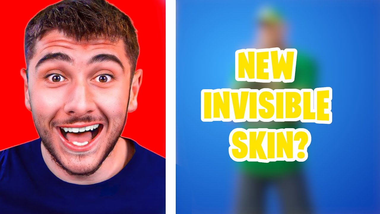 NEW INVISIBLE SKIN IN FORTNITE? - YouTube