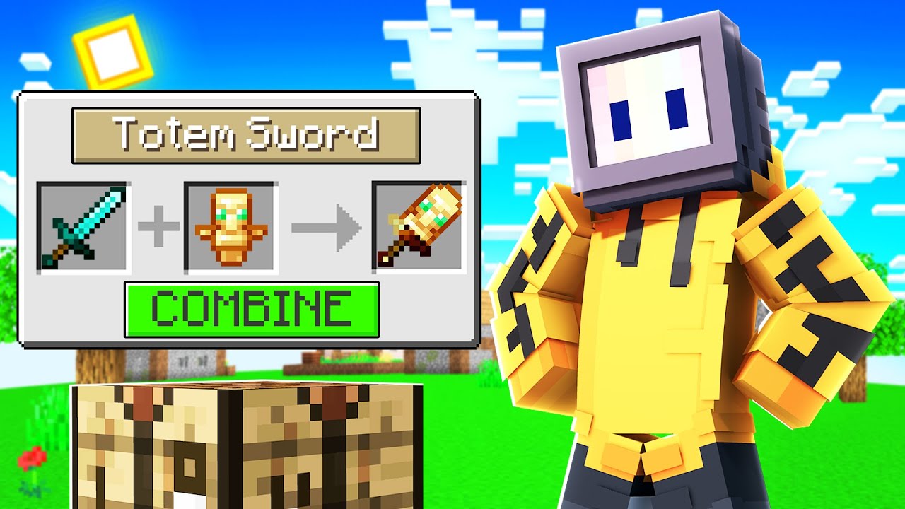 MINECRAFT BUT I CAN COMBINE ANY ITEM - YouTube