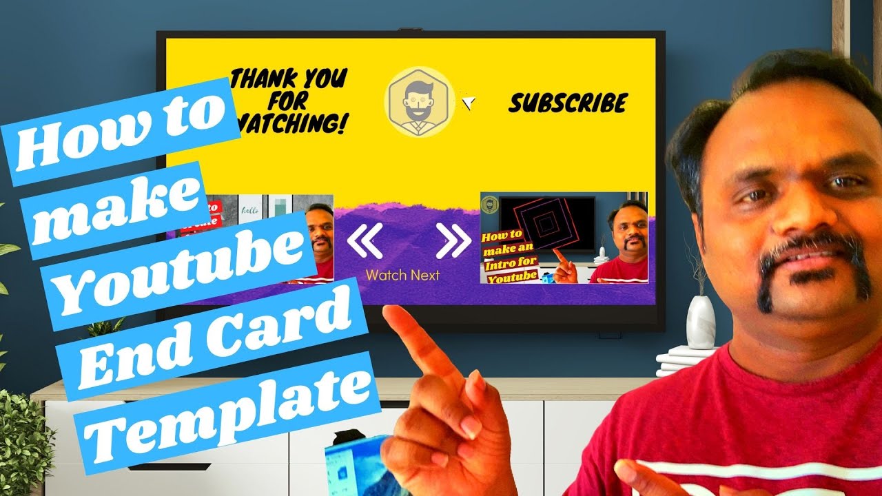 How to make Youtube End Card Template Free [Quick and Easy] - YouTube