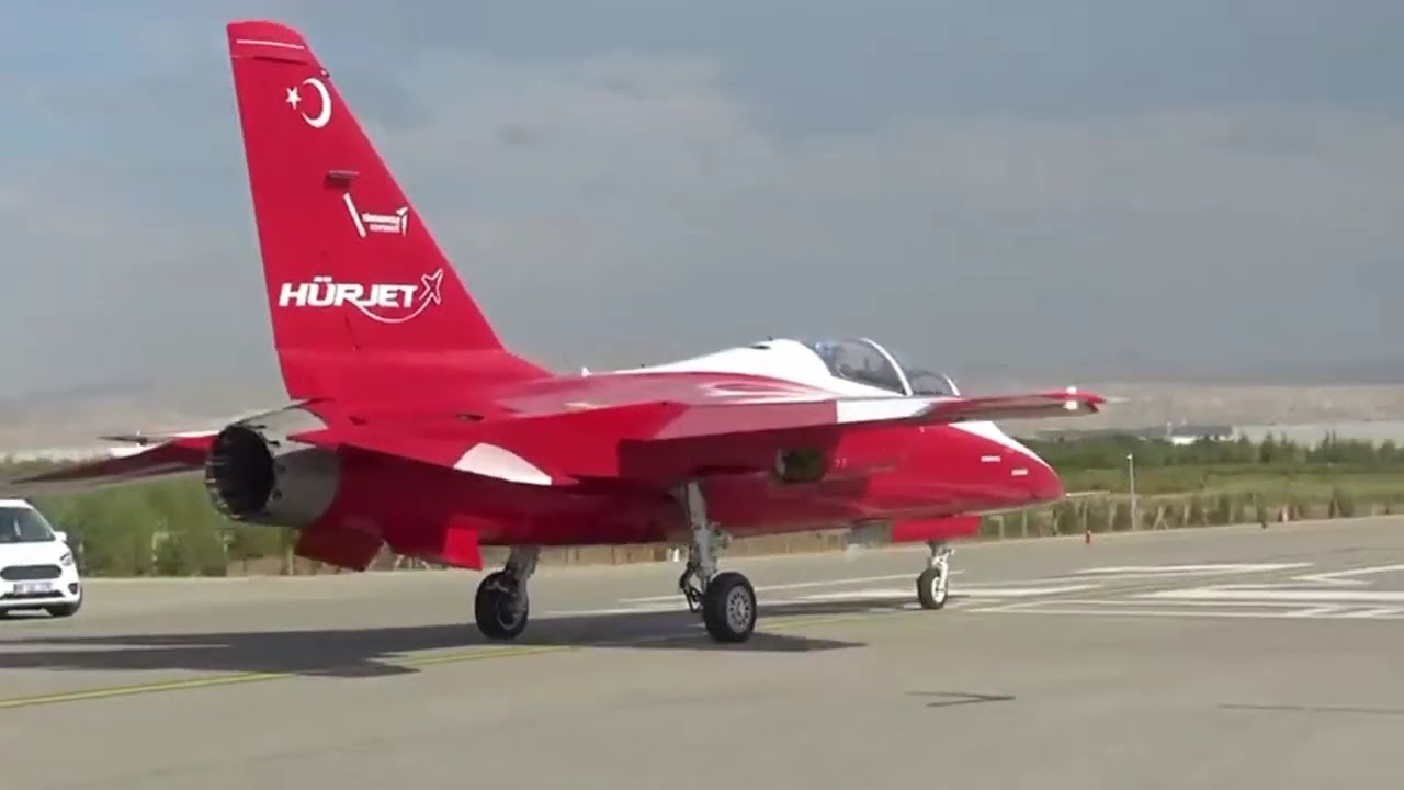 Turkish HÜRJET aircraft Afterburner Test with Dual Pilots - YouTube
