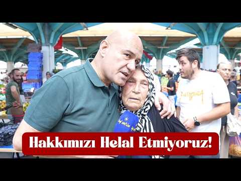 Turhan Çömez eline mikrofonu aldı halk ile röportaj yaptı !